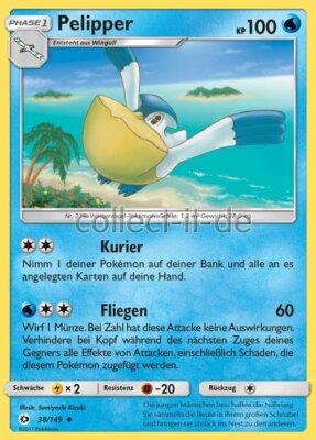 Pokemon 38/149 Pelipper - Sonne und Mond | eBay