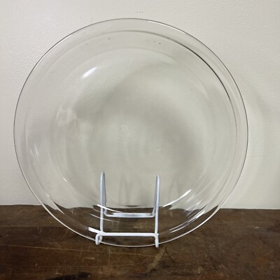Pyrex #209 Pie Plates 10” Clear Glass~ Flat Rim Baking Dish | eBay