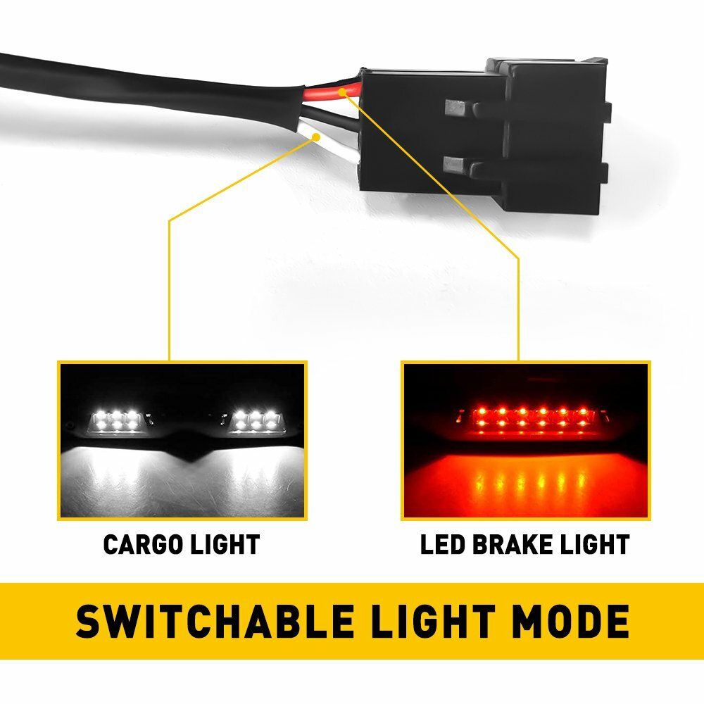 LED 3RD Third Brake Light For 1994 2001 Dodge RAM 1500 2500 3500 Cargo led-3rd-third-brake-light-for-1994-2001-dodge-ram-1500-2500-3500-cargo