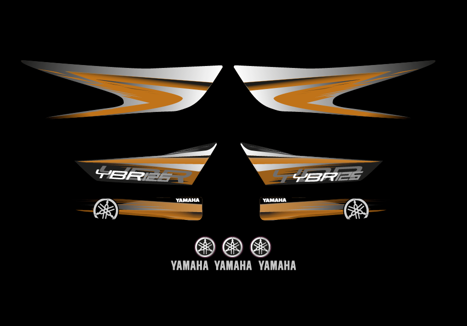 Yamaha Ybr Logo LED Frontblinker Pack Für Yamaha YBR 125 (2014