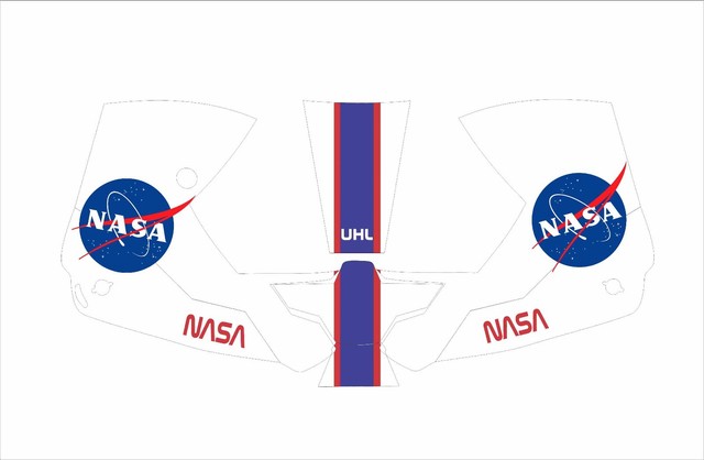 0700000800 ESAB Sentinel A50 Welding Helmet Wrap Decal Sticker Space ...