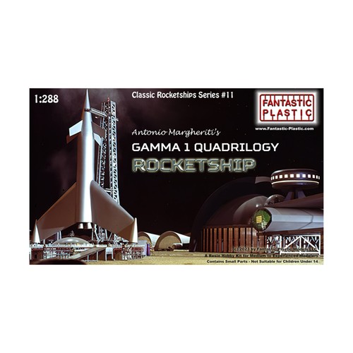 Fantastic Plastic Model Kit Gamma 1 Quadrilogy Rocketship New | eBay