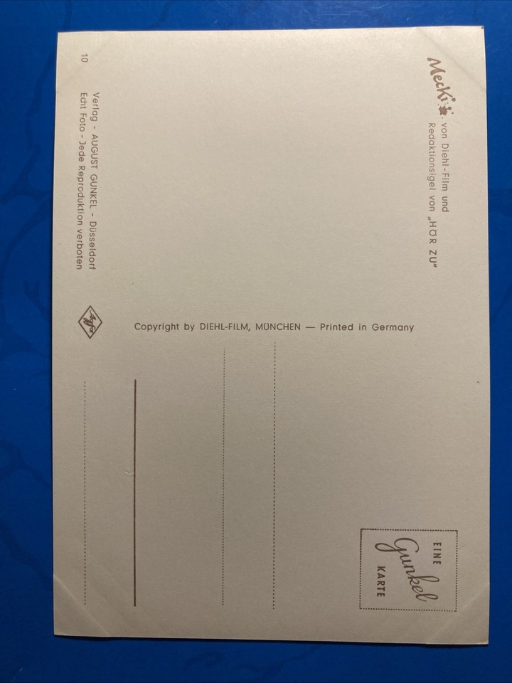 Mecki - Sag Du zu mir! • Diehl-Film • Gunkel Karte | eBay UK