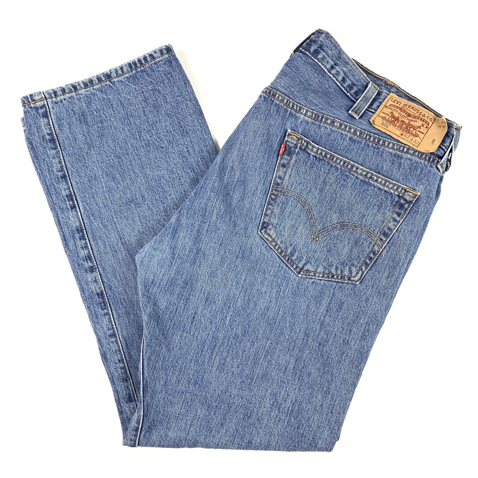 Levi's 501 Vintage Original Straight Button Fly Mediu… - Gem