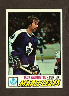 1977 Topps Hockey Card #64 Jack Valiquette - Toronto Maple Leafs | eBay
