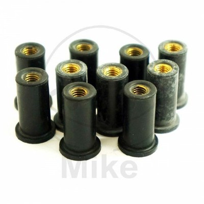 Set 10 Dice Fairing Windscreen Motorcycle Gummed M6X1.00 25MM JMP 775. ...
