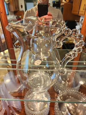 Lenox Imperial Candlewick Crystal Pitcher | eBay