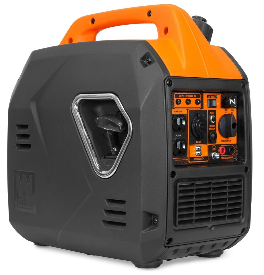 Super Quiet 2350W Portable Inverter Generator with Fuel Shut Off/CO ...
