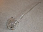 VINTAGE HAND BLOWN GLASS LADLE 13 3/8" WELL MADE! POLISHED BOTTOM | eBay