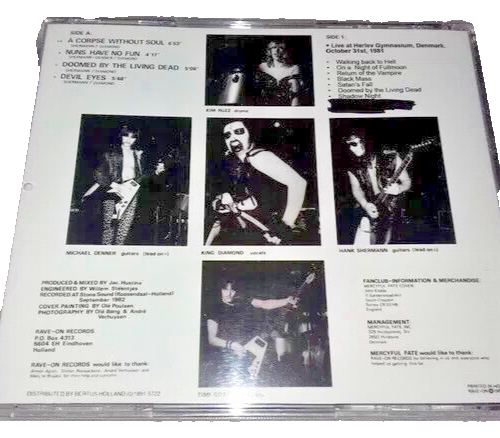 MERCYFUL FATE Nuns Have No Fun + EXTRA LIVE CONCERT RARE | eBay