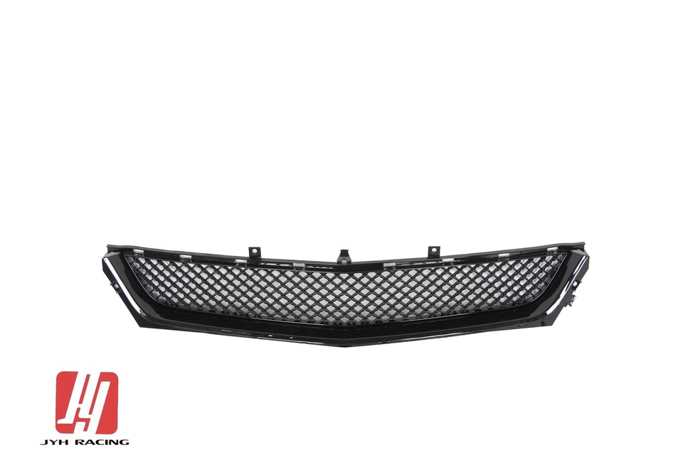 Front Upper Lower Grille Mesh Gloss Black Set For 2014-2020 Chevrolet ...