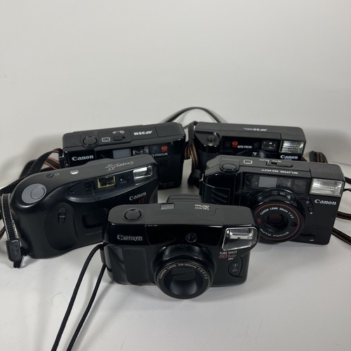 Vintage Canon Cameras For Parts / Repair Snappy Auto Focus ML AF35M | eBay