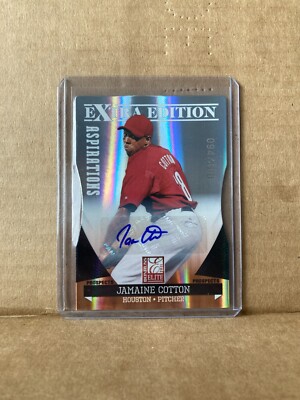 Jamaine Cotton 2011 Panini Donruss Elite Extra Edition Auto /100 #175 ...