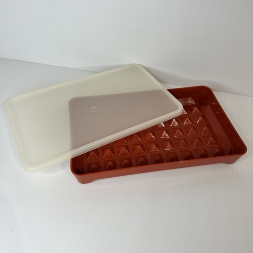 VTG Tupperware Hot Dog Tenderizer & Meat Cheese Deli Containers Paprika ...