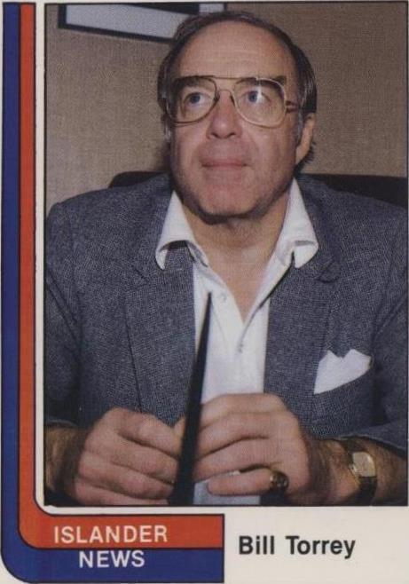 1984-85 Islander News New York Islanders 2nd Series - Bill Torrey #28 ...