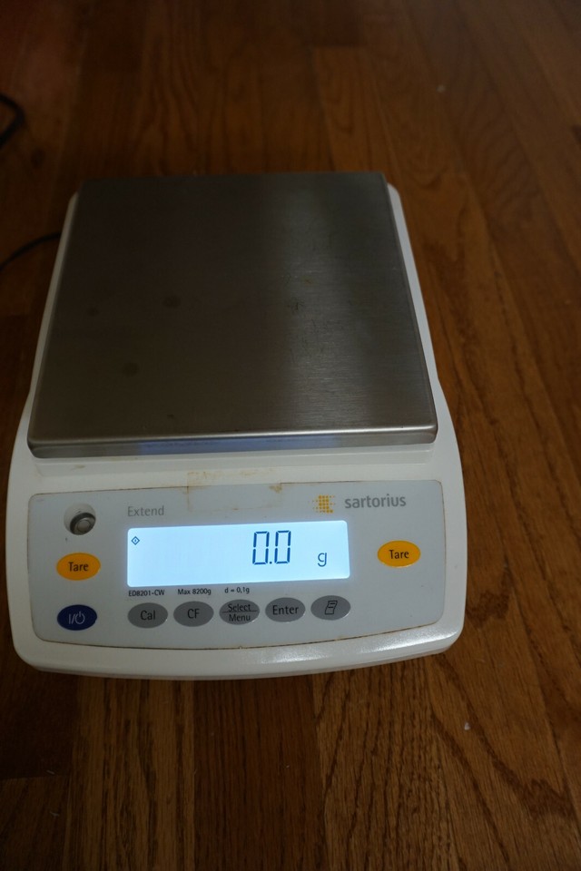 Sartorius digital lab scale balance analytical ED 8201-CW 100 mg 8200g ...