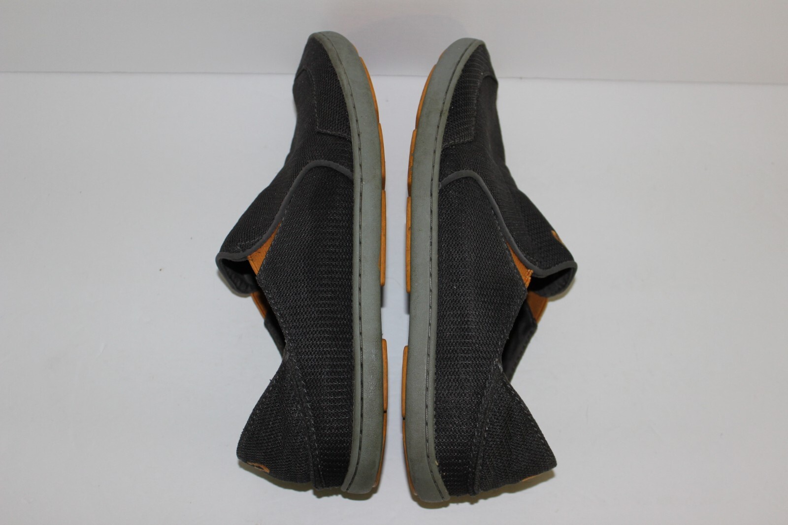 Olukai Nohea Mesh Dark Shadow Orange Slip On Sneakers 10188-4242 | Men ...