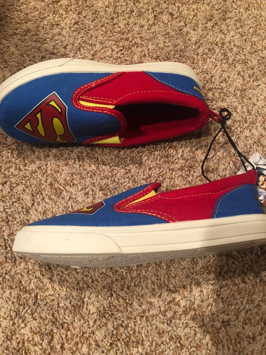 Zapatos De Superman Vans Zapatillas X Superman Suede 85Th Anniversary