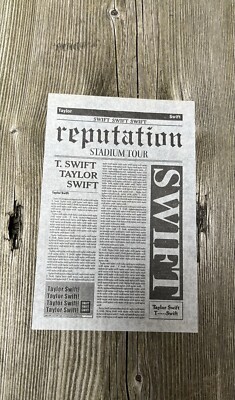 Taylor Swift Reputation Stadium Tour Confetti | eBay