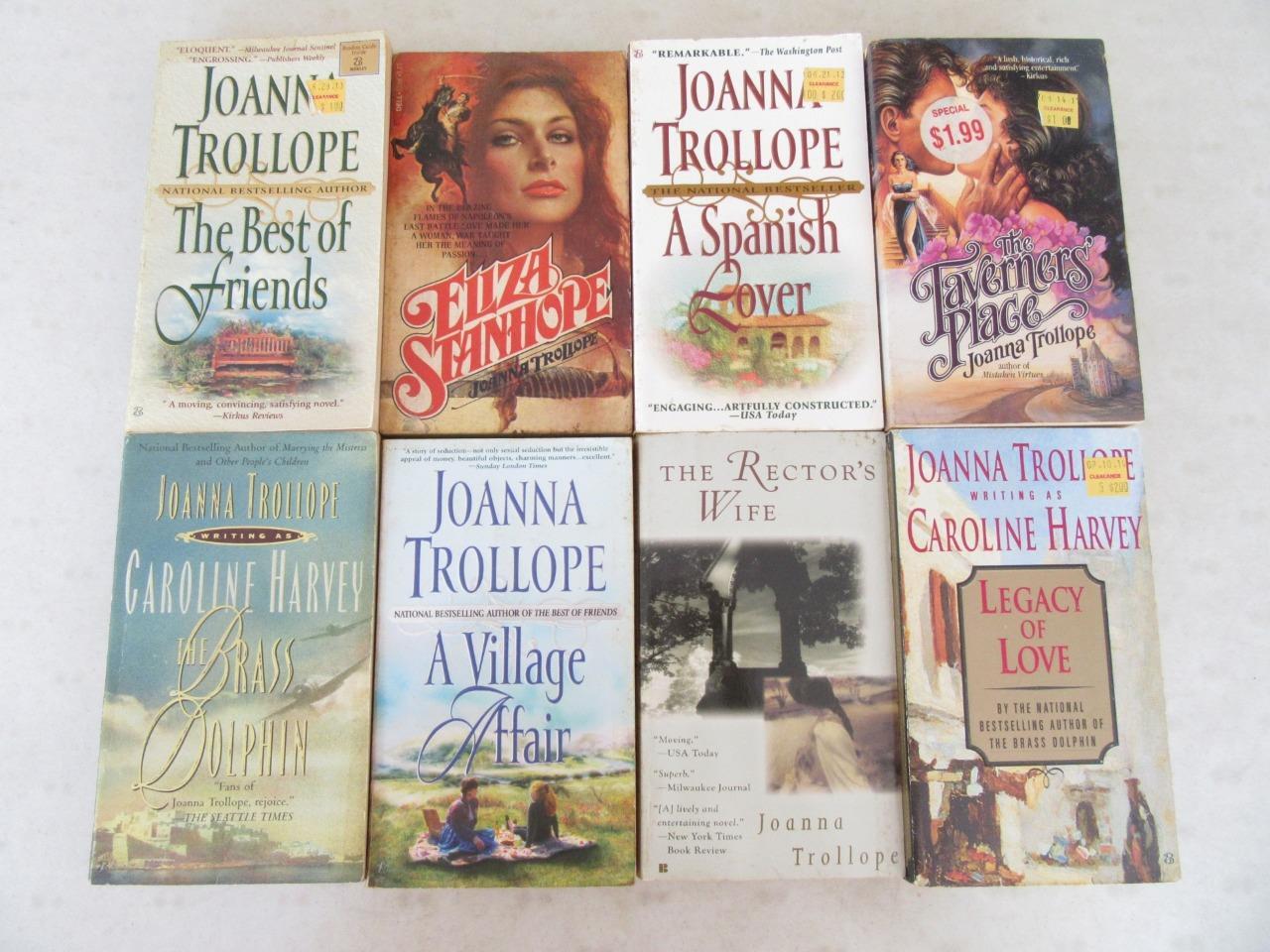 BIG Lot (8) JOANNA TROLLOPE Books A SPANISH LOVER, Brass Dolphin ...