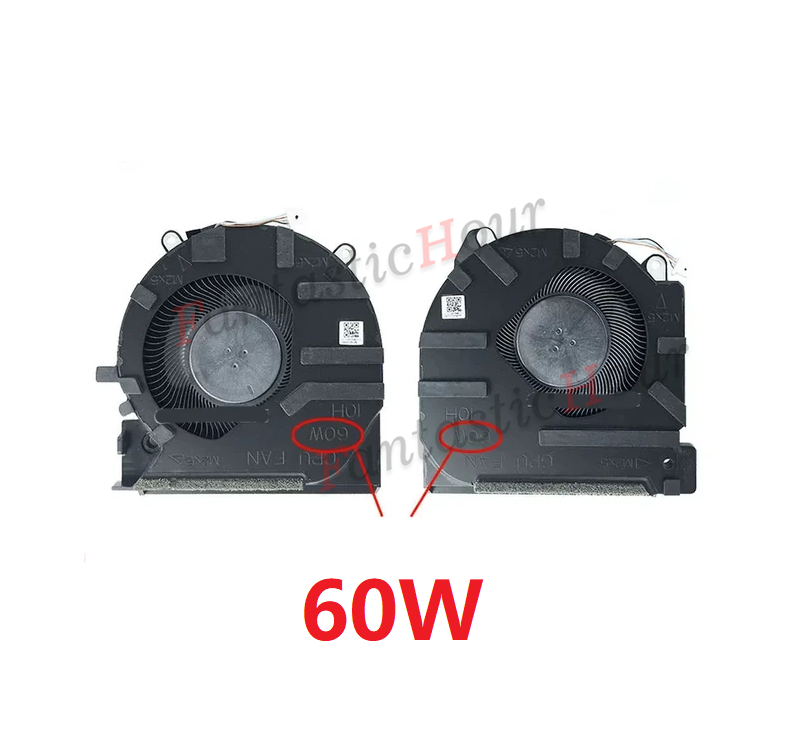 Genuine CPU GPU Cooling Fan For HP Victus 16-D TPN-Q263 16-E TPN-Q264 ...