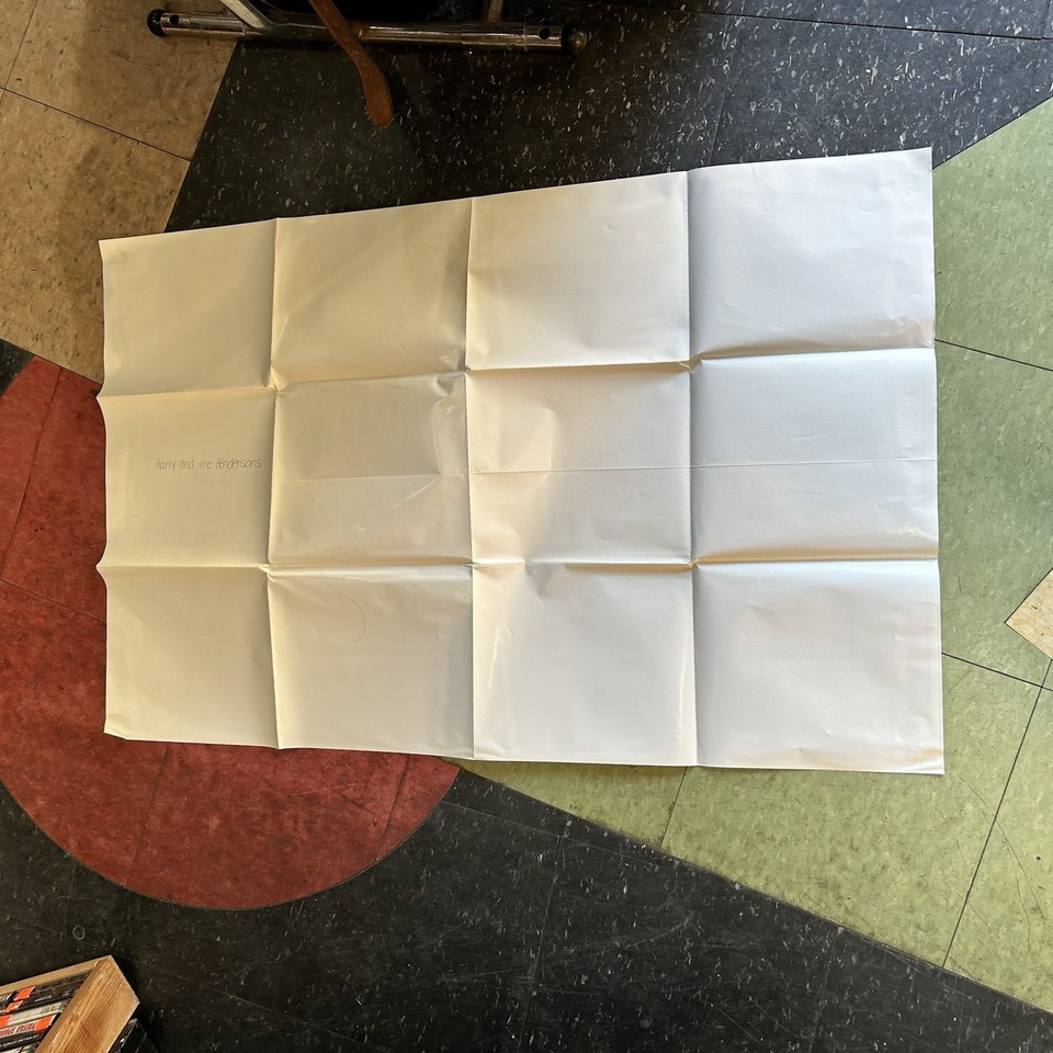 “HARRY AND THE HENDERSONS” ORIGINAL MOVIE POSTER VIDEO VHS RELEASE MP ...