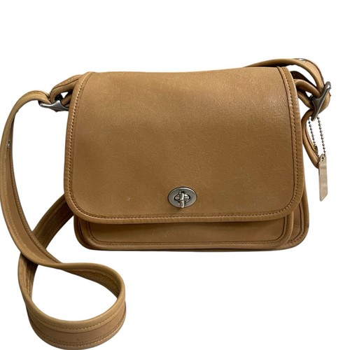 RARE Vintage Coach #9061 Rambler Tan Crossbody Shoulder Bag Purse 90s ...