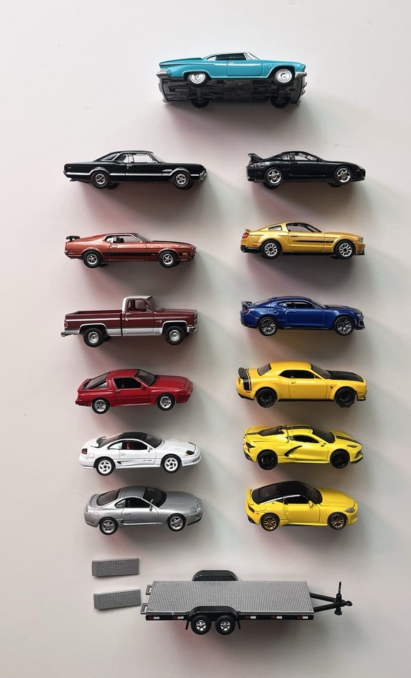 AW Auto World Premium Muscle Import Trucks 1:64 Diecast Car Lot Set 14 ...