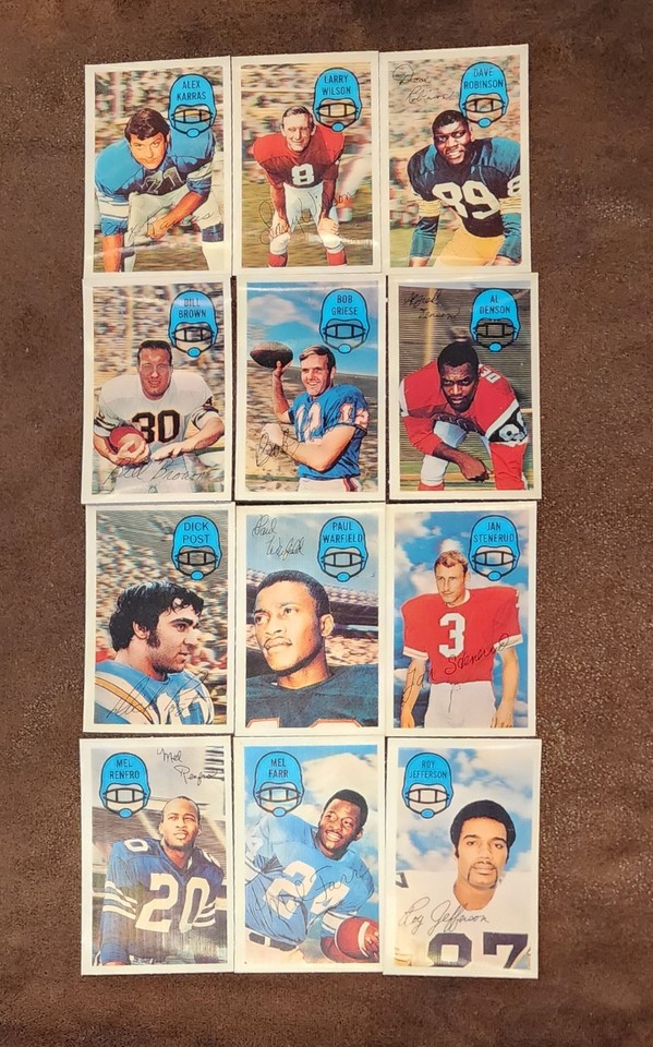 1970 kellogg s 3d football card sets | eBay