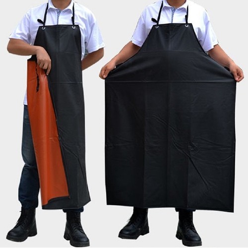 Labor Worker Factory Mens Women Leather Apron Oilproof Waterproof Apron ...