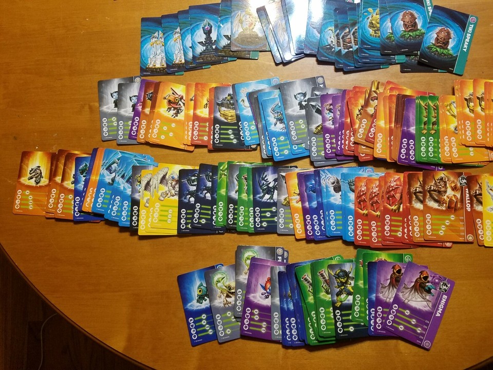 Skylanders Trap Team Giants Spyro's Adventure Swap Force Trading Cards ...