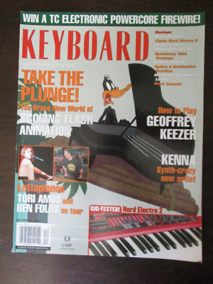 KEYBOARD MAGAZINE DECEMBER 2003 TORI AMOS BEN FOLDS KENNA GEOFFEREY ...