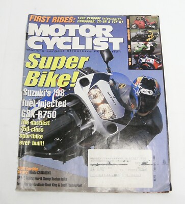 MOTORCYCLIST Magazine February 1998 issue | eBay