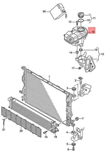 Genuine AUDI A8 S8 quattro 4HC Reservoir 4H0121403M | eBay
