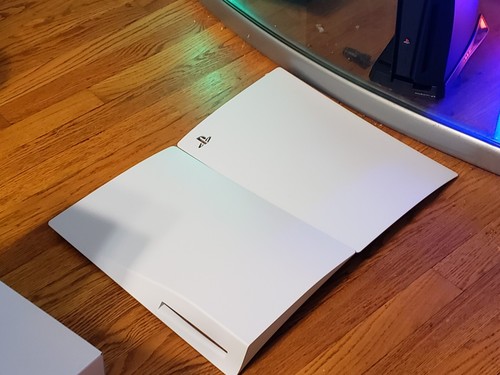 Original Playstation 5 White OEM Stock PS5 Disc Ed. Snap-on Faceplates ...