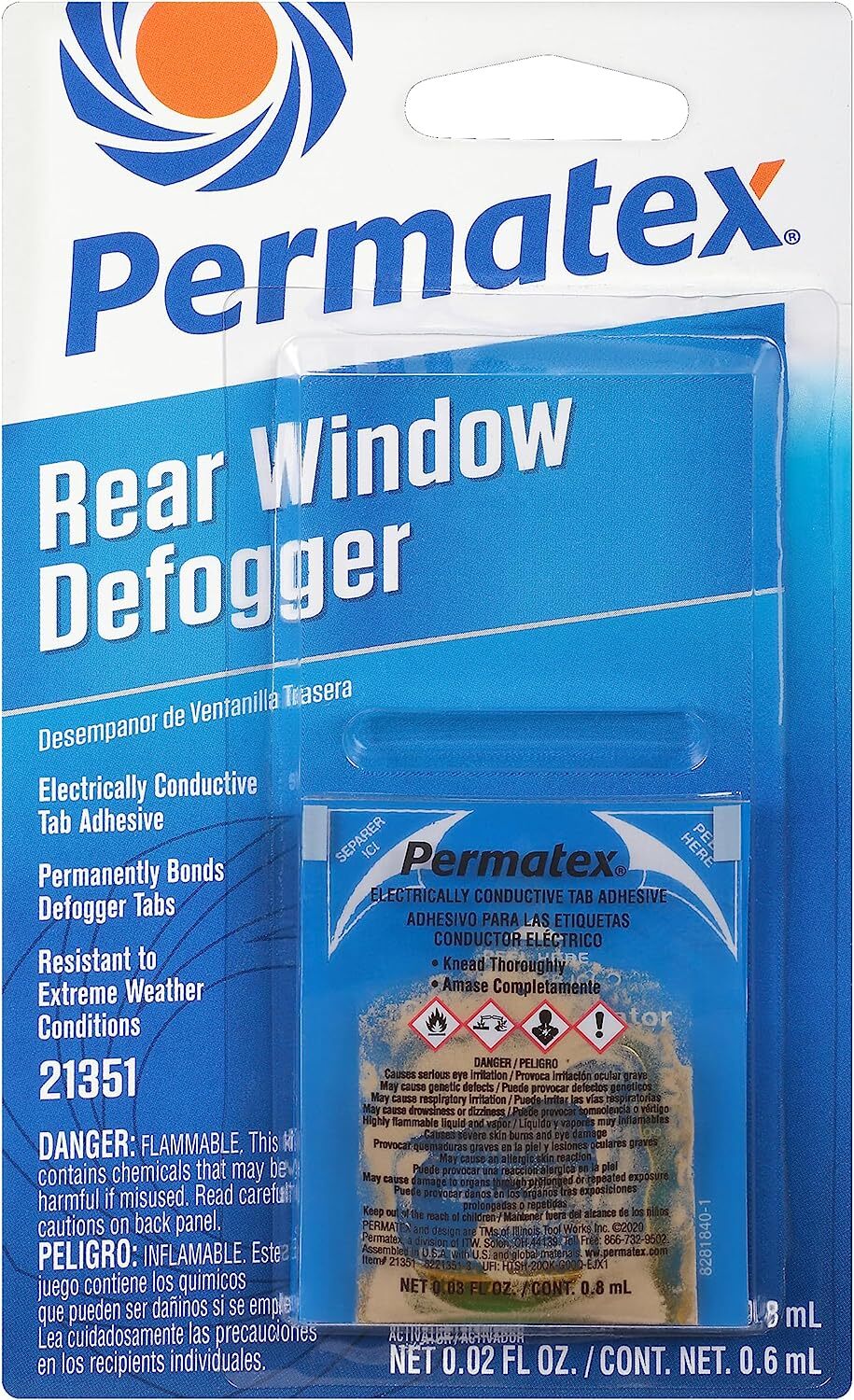 21351-6PK Electrically Conductive Rear Window Defogger Tab Adhesive ...