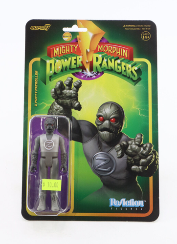 Super7 ReAction Mighty Morphin Power Rangers Z Putty Patroller Action ...