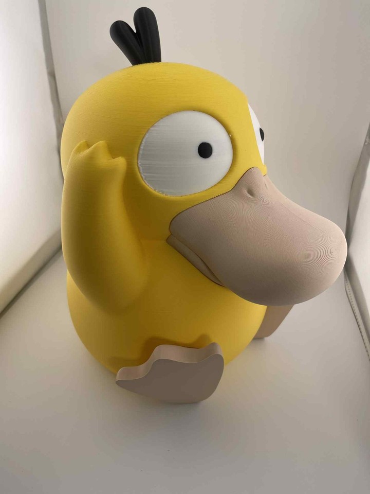 Giant 13-Inch Psyduck Pokémon Figure 3D Printed Eco-Friendly Trainer ...