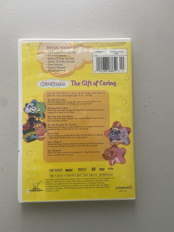 Care Bears - The Gift of Caring (DVD, 2006) 12236218357| eBay