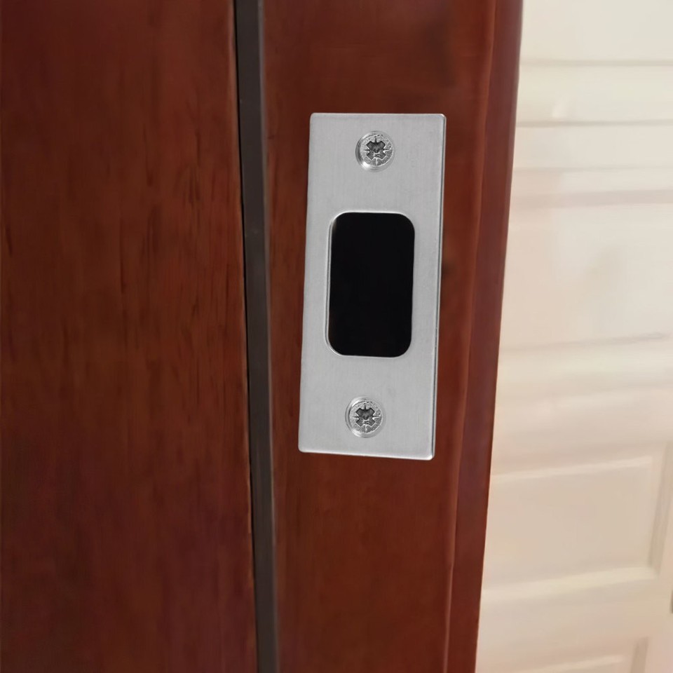Oversize Deadbolt Strike Plate Door Latch Guard Lock Security Metal ...
