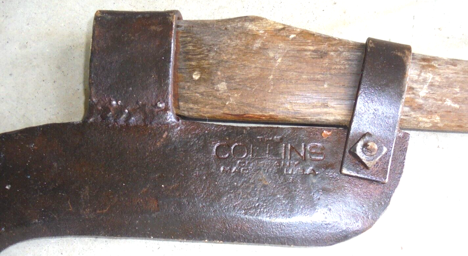 Antique Collins Brush Fire Axe Cutting Tool Vintage | eBay