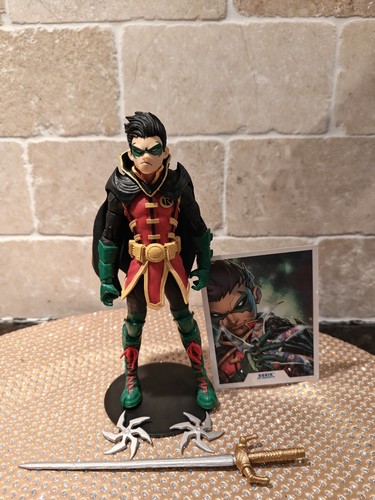 MCFARLANE DC MULTIVERSE ROBIN (DC REBIRTH) DAMIAN WAYNE LOOSE/COMPLETE ...