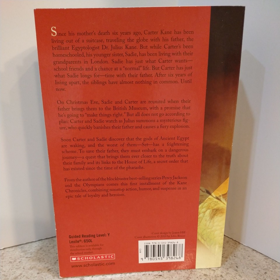 The Red Pyramid Book One PB Rick Riordan Scholastic NEW | eBay