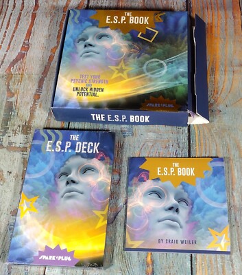 The E.S.P. Book - Spark Plug - Includes 1 Book & 25 ESP Cards - DAMAGED ...