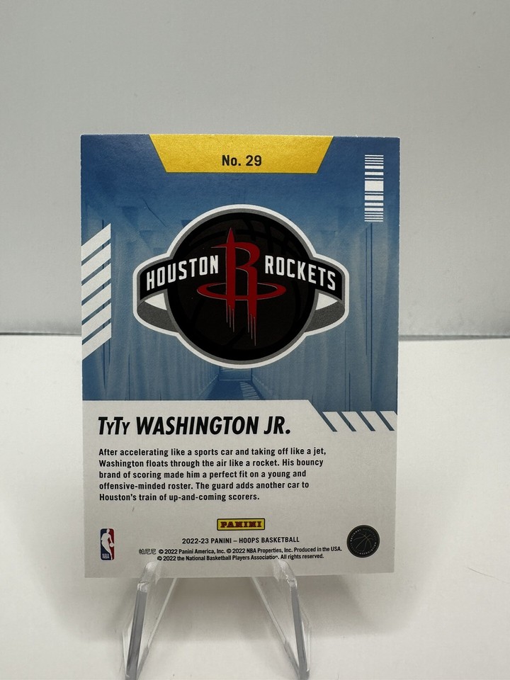 2022-23 Panini NBA Hoops - Arriving Now Holo #29 TyTy Washington Jr ...