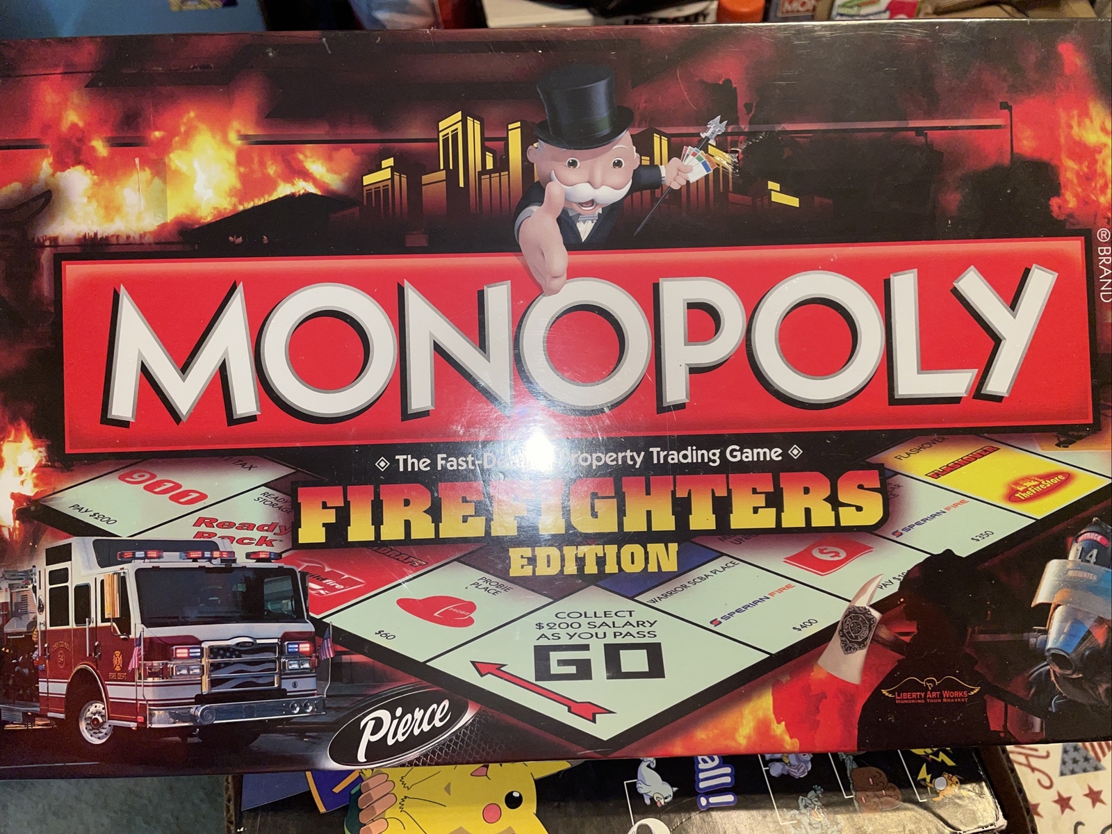 Monopoly Firefighters 1st Edition Board Game - 2009 Hasbro for sale ...