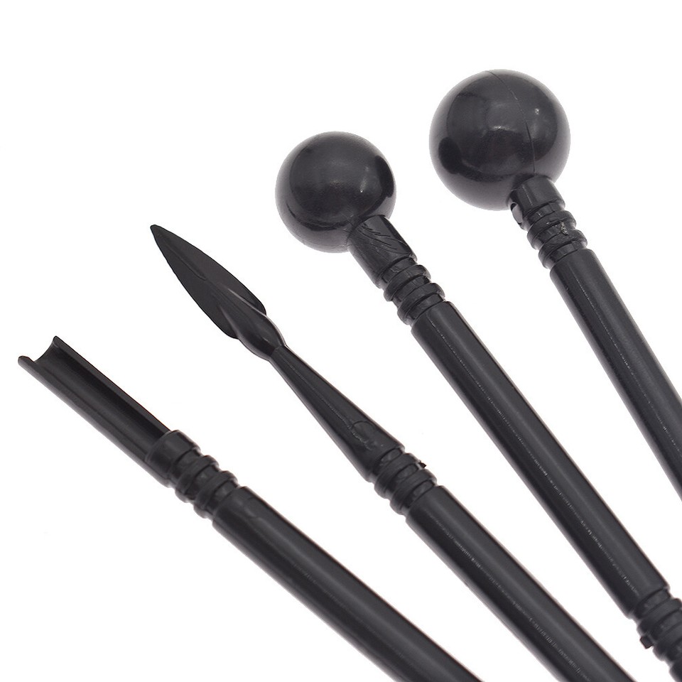 4X ceramic Polymer Clay Tools Carving Craft Shape Manual DIY Pill Stick ...