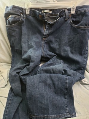 Lee Womens Size 20W Petite Relaxed Fit Straight Leg High Rise Instant ...