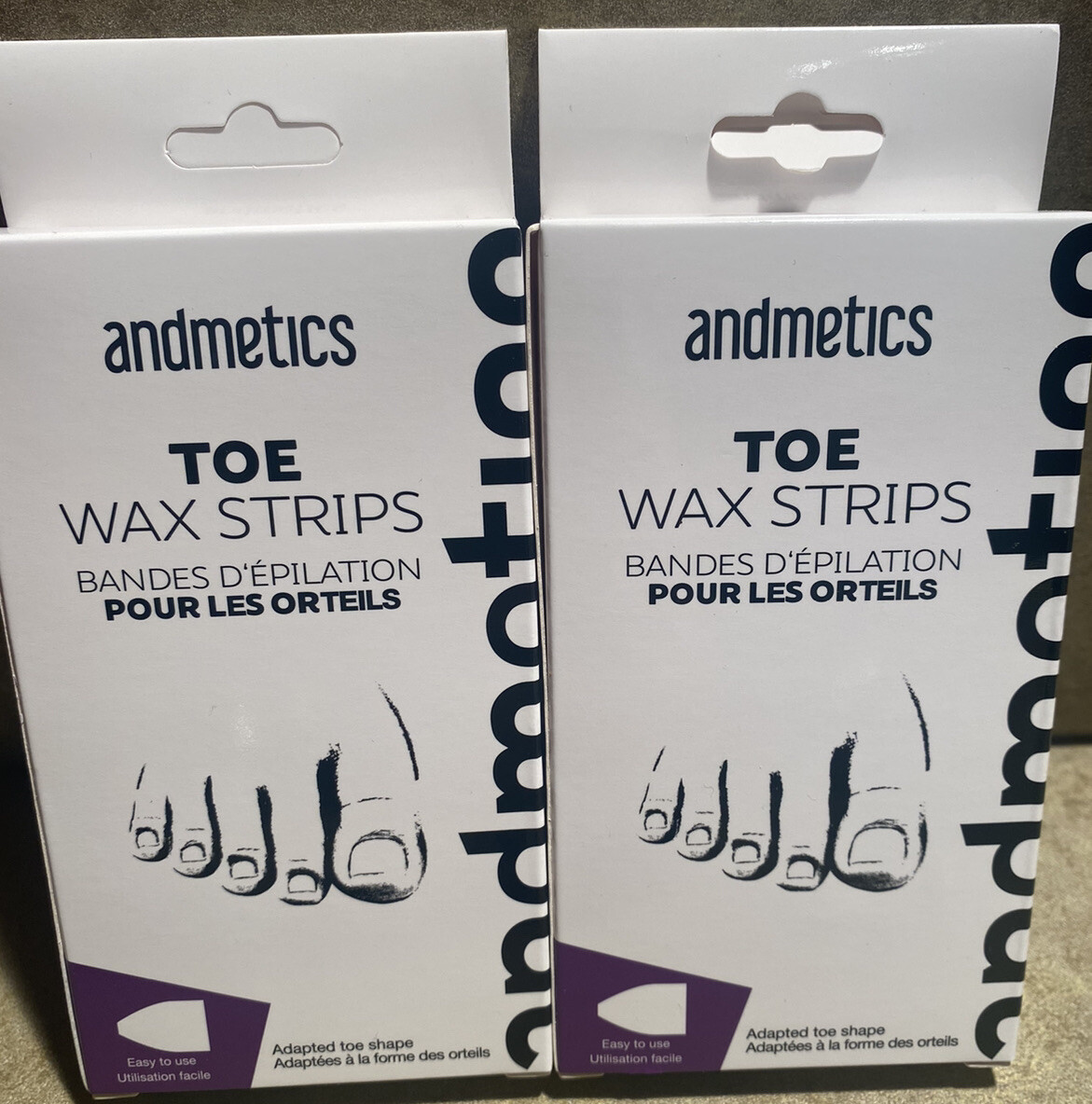 Andmetics Toe Wax Strips Lot of 2 | eBay