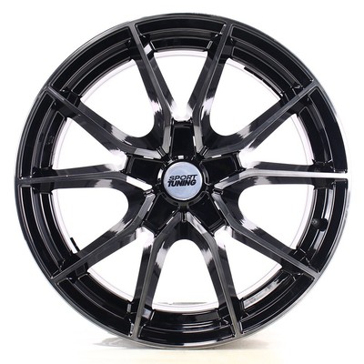 17" SPORT TUNING T16 Wheel/Rim Brushed Black | eBay